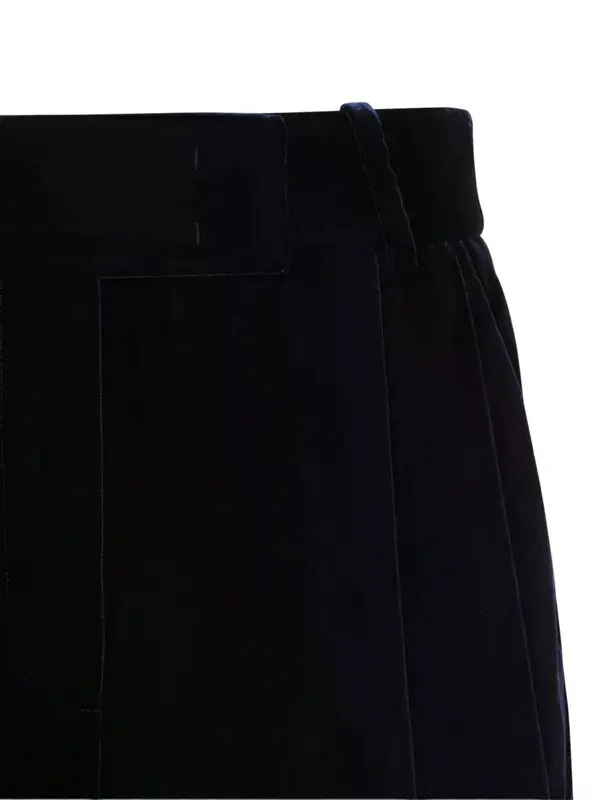 Giorgio Armani Velvet Straight-leg Trousers