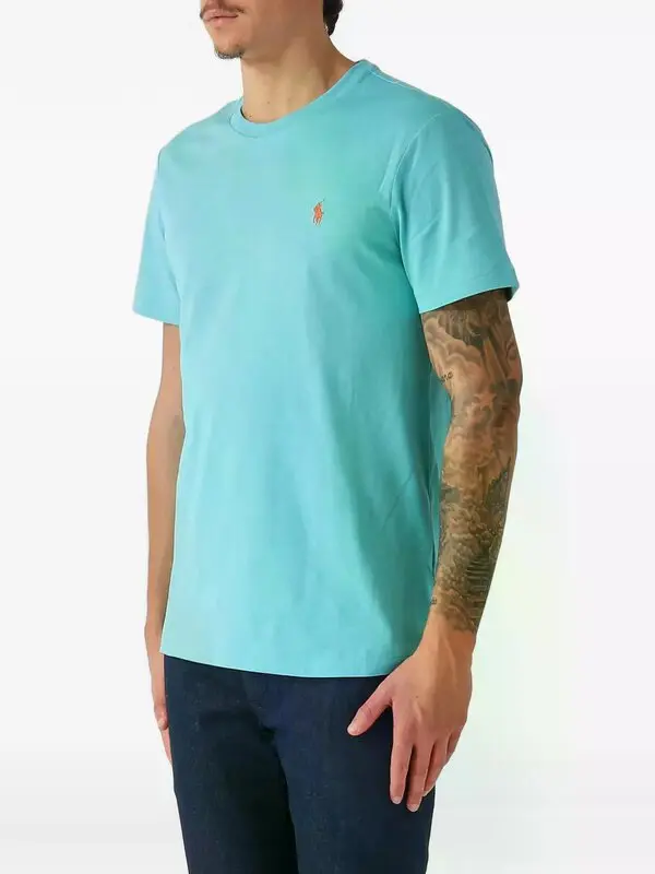 Polo Ralph Lauren Logo-embroidered T-shirt - Blue