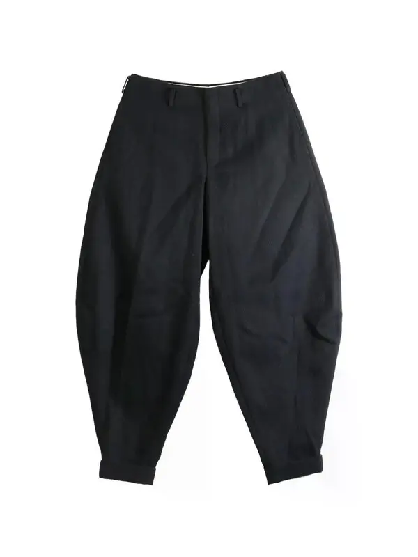 Comme Des Garçons Wool Balloon Trousers - Black