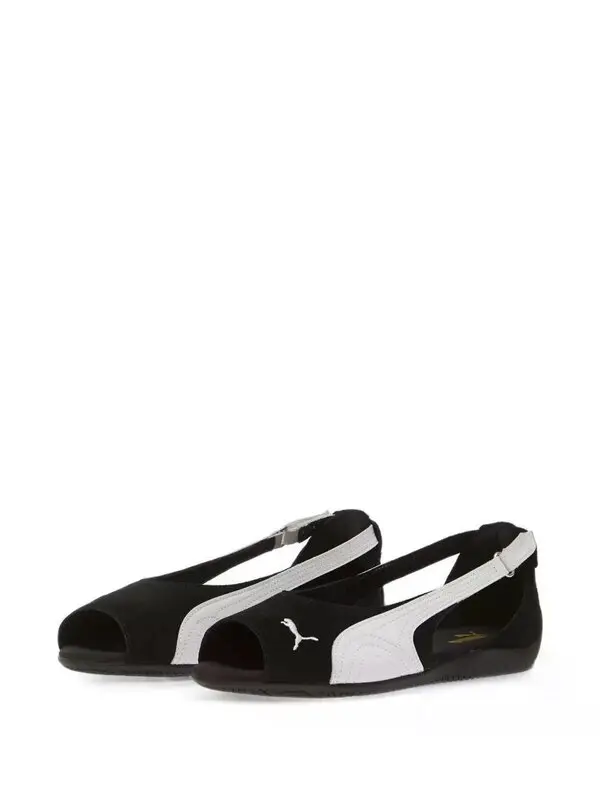 PUMA Speedcat Embroidered-logo Flat Sandals - Black