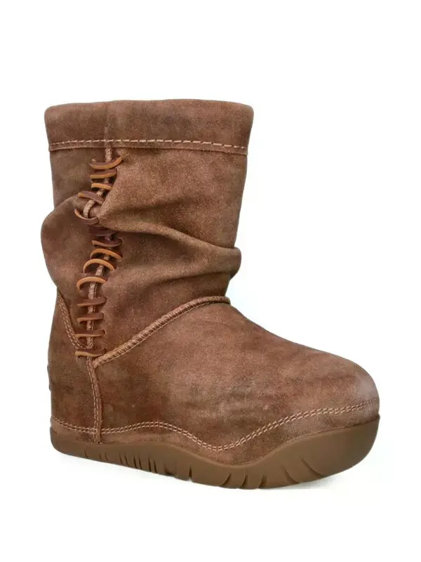 UGG Bucked Lace-up Slouchy Boots