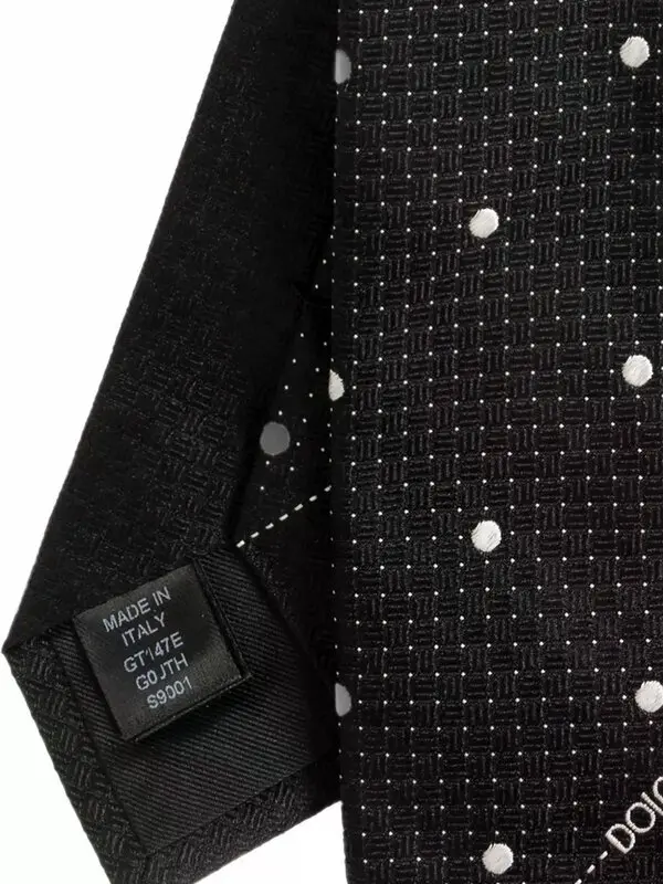 Dolce & Gabbana Polka-dot Silk Tie