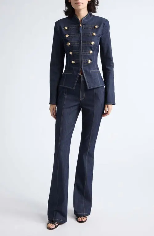 Cinq À Sept Abbot Military Denim Jacket