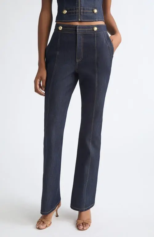 Cinq À Sept Abbot High Waist Bootcut Jeans - Indigo