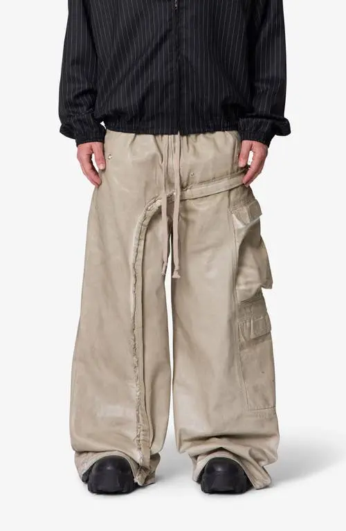 Mnml Rave Seam Cargo Wide Leg Pants