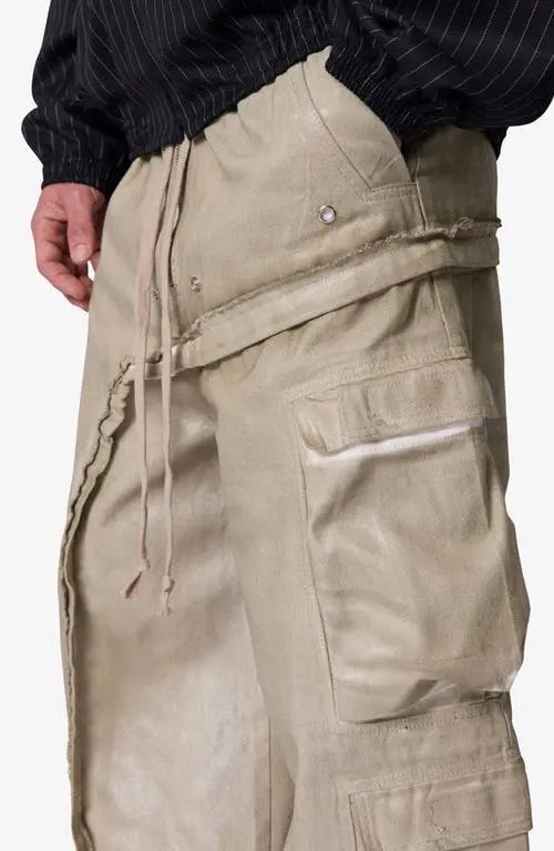 Mnml Rave Seam Cargo Wide Leg Pants