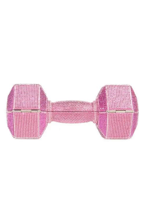 Judith Leiber Dumbbell Crystal Clutch