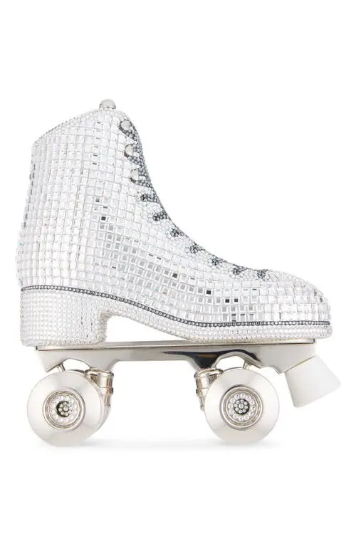 Judith Leiber Crystal Roller Skate Clutch