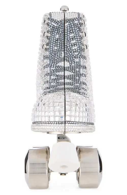 Judith Leiber Crystal Roller Skate Clutch