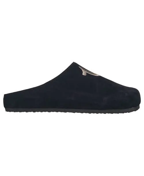 True Religion Fetty Horseshoe Logo Clog - Black