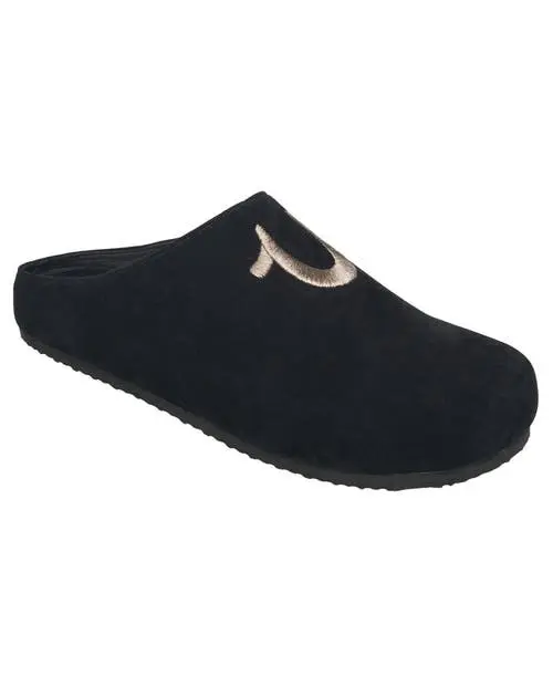 True Religion Horseshoe Logo Clogs - Black