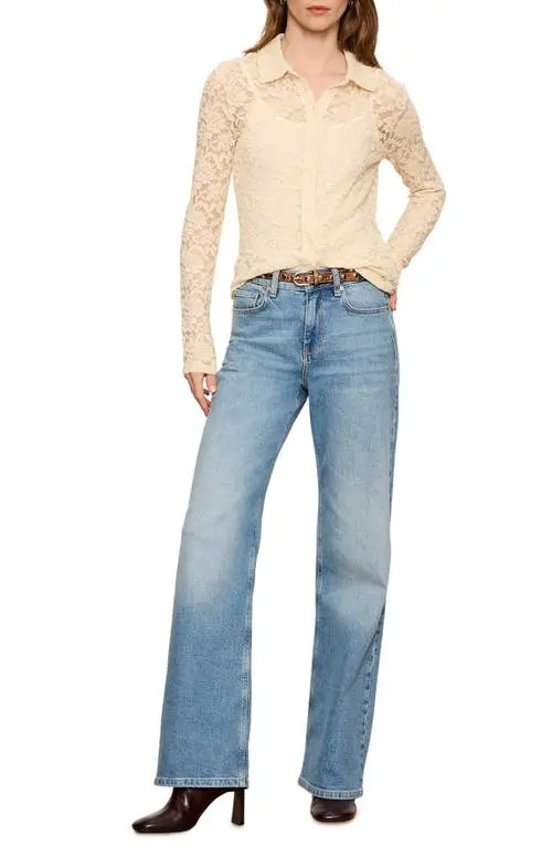 Sanctuary Dreamer Lace Shirt - Bone White