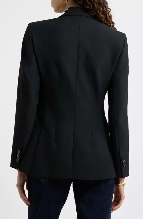 Nordstrom Astrid Sculpted Two-button Blazer - Black