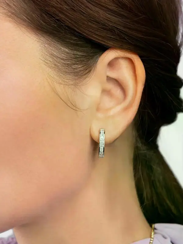 APM MONACO Monaco Crystal-embellished Hoop Earrings