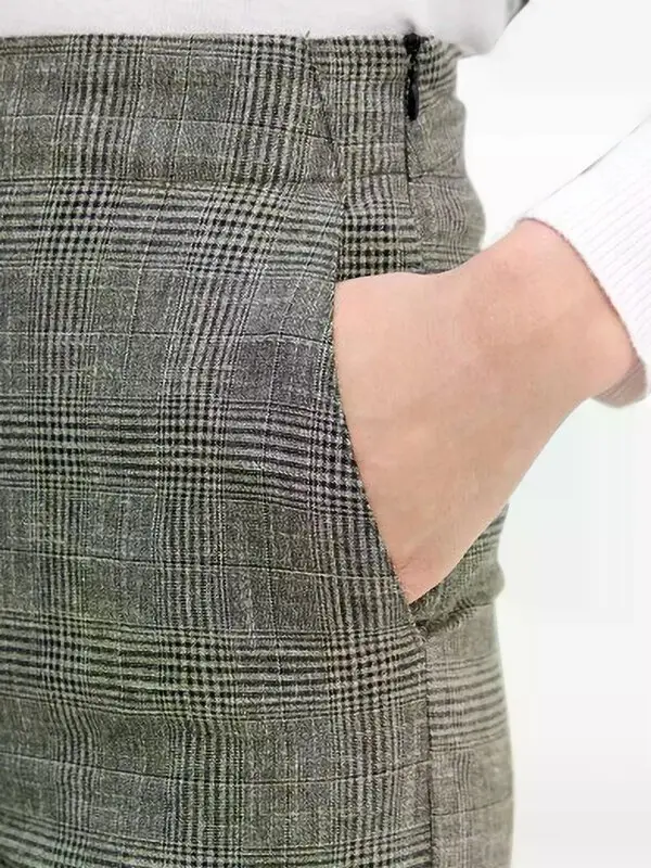BENETTON Plaid Trousers