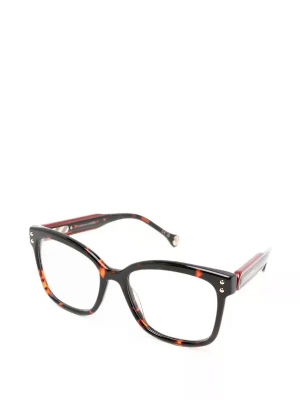 Carolina Herrera Tortoiseshell-effect Glasses