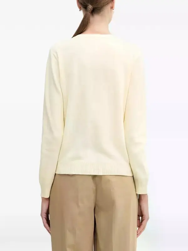 BENETTON Buttoned Cardigan - Yellow