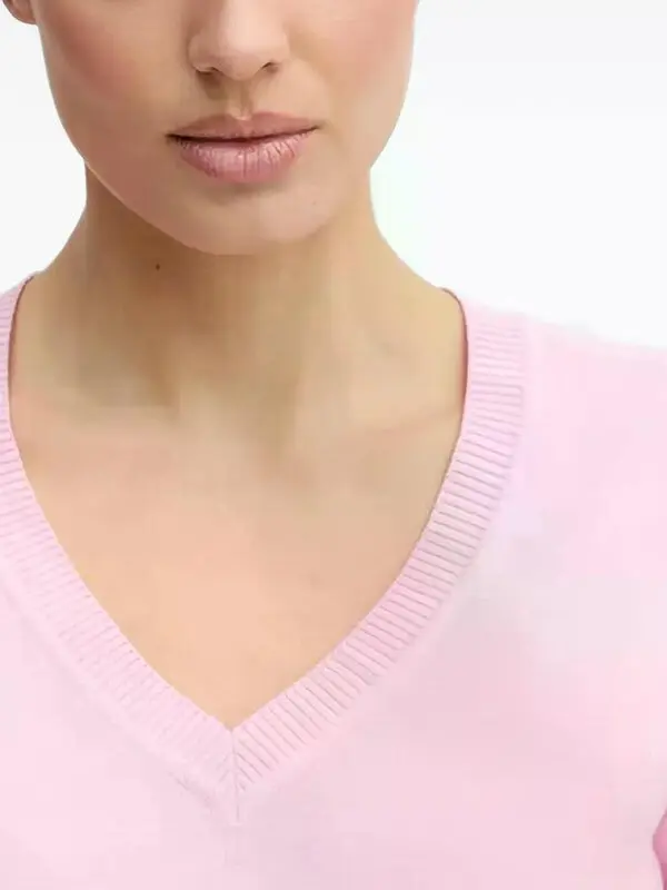 BENETTON V-neck Ribbed Knitwear