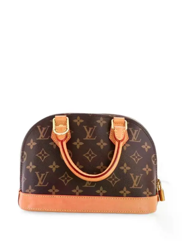 LOUIS VUITTON Alma Handbag Monogram Canvas Bb Crossbody Bag - Brown
