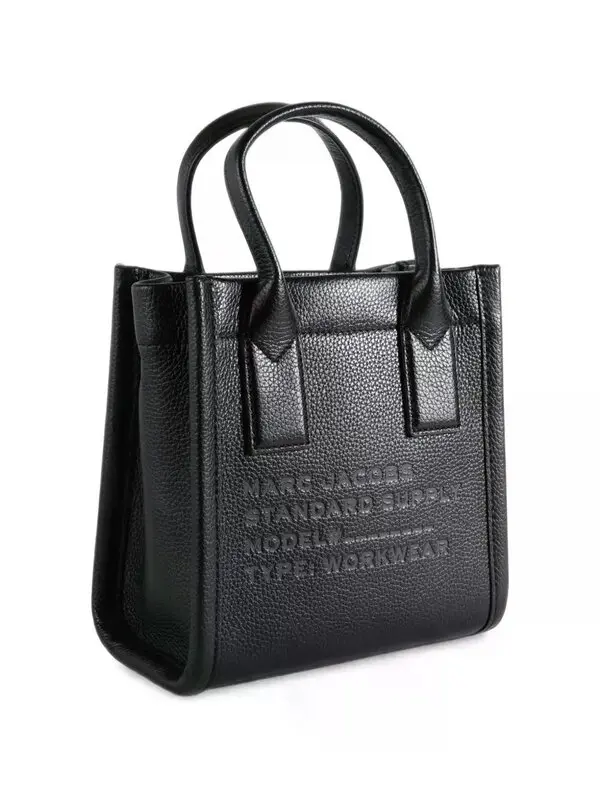 Marc Jacobs Tote Bag Grained Leather Tote Bag - Black