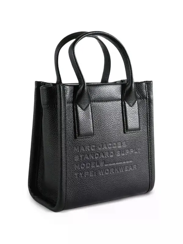 Marc Jacobs Tote Bag Grained Leather Tote Bag - Black