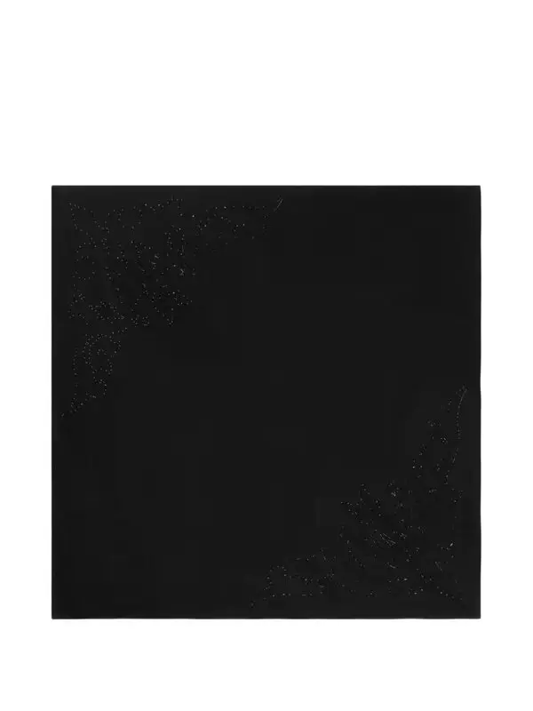 Zadig&Voltaire Blondie 85 Strass Western Scarf - Black