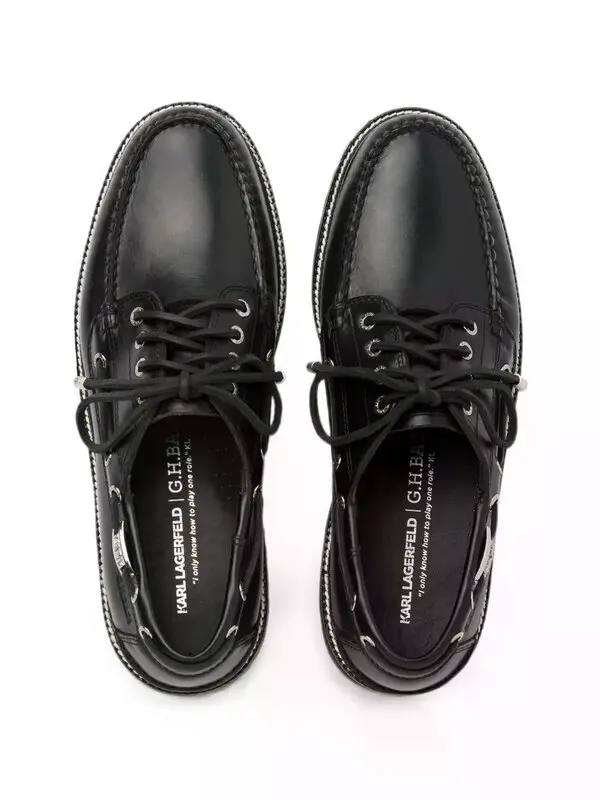 Karl Lagerfeld X G.h. Bass Boat Shoes