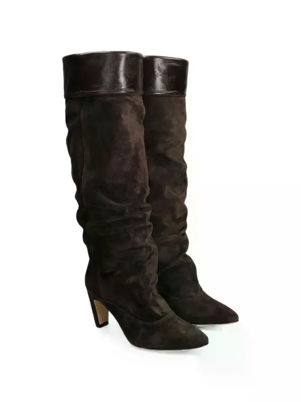 THE SELLER Slouchy Panelled Boots