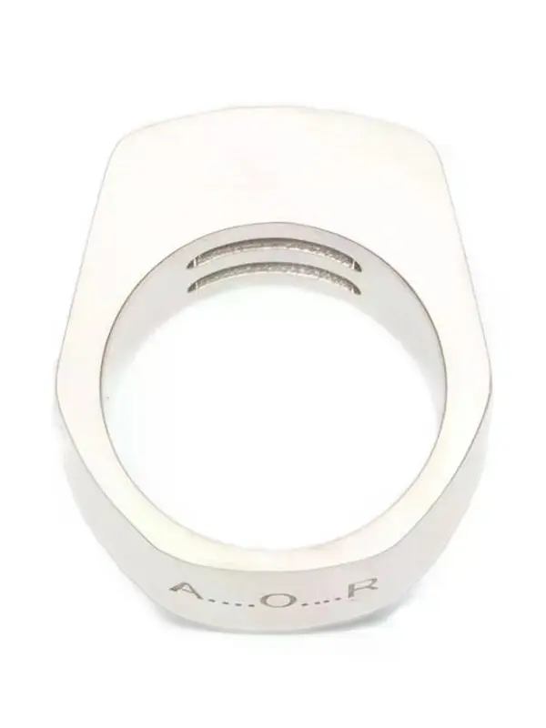 Rick Owens Grill Cut-out Detail Ring