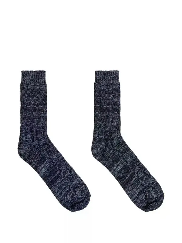 BIRKENSTOCK Ribbed-knit Socks - Blue