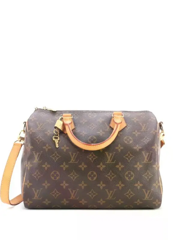 LOUIS VUITTON Monogram Canvas Speedy Bandouliere 30 Shoulder Bag - Brown