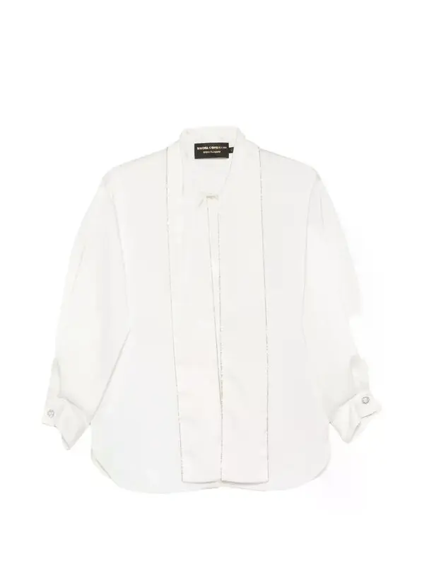SIMONA CORSELLINI Crystal-embellished Blouse