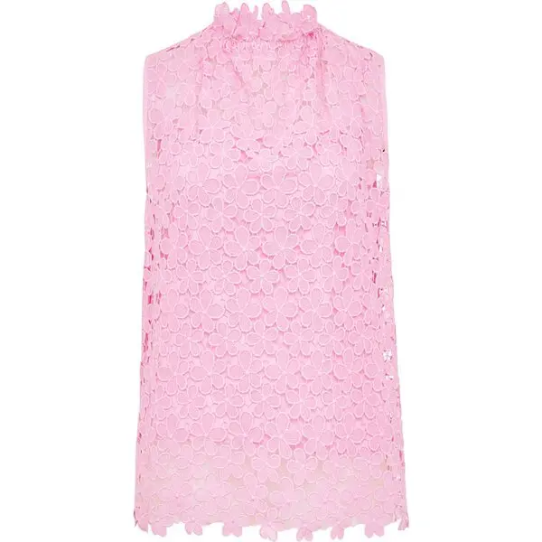 MAISON COMMON Cotton Makramee Blouse - Light Pink