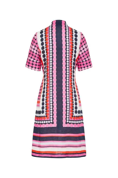 MAISON COMMON Knee Length Linen Printed Dress