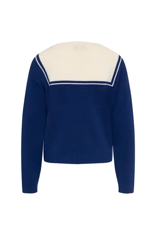 MAISON COMMON Sailor Pullover With Tassel Detail
