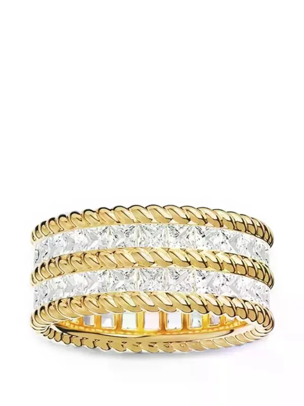 APM MONACO Cordage Zirconia-embellished Ring