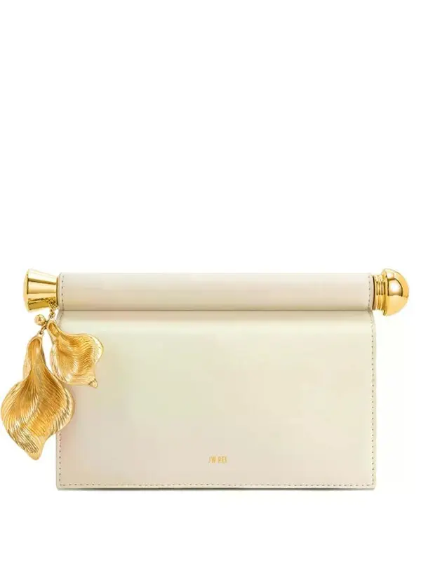 Jw Pei Holly Metal Leaf-charm Clutch Bag