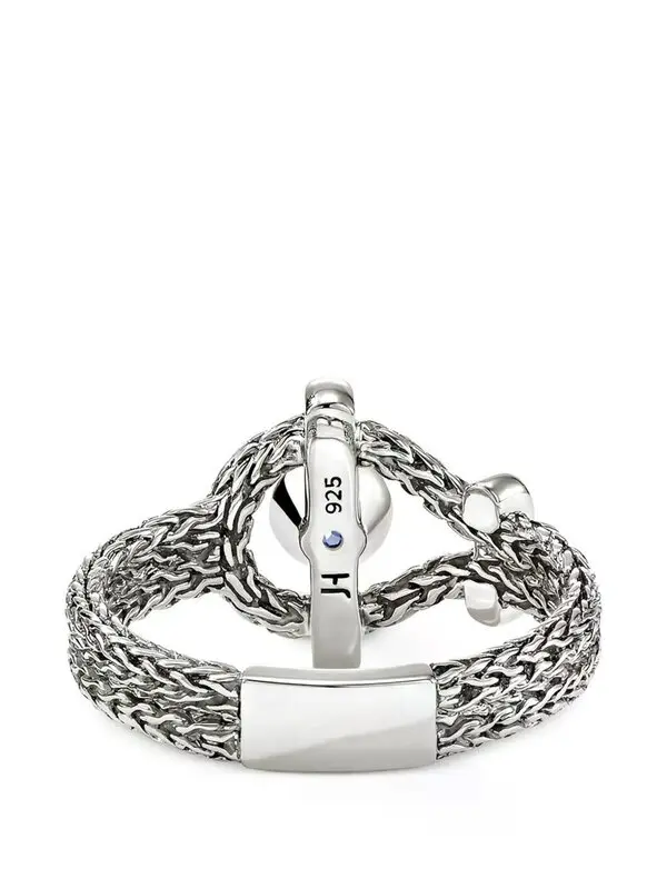 John Hardy Icon Tanzanite And Diamond Ring - Silver