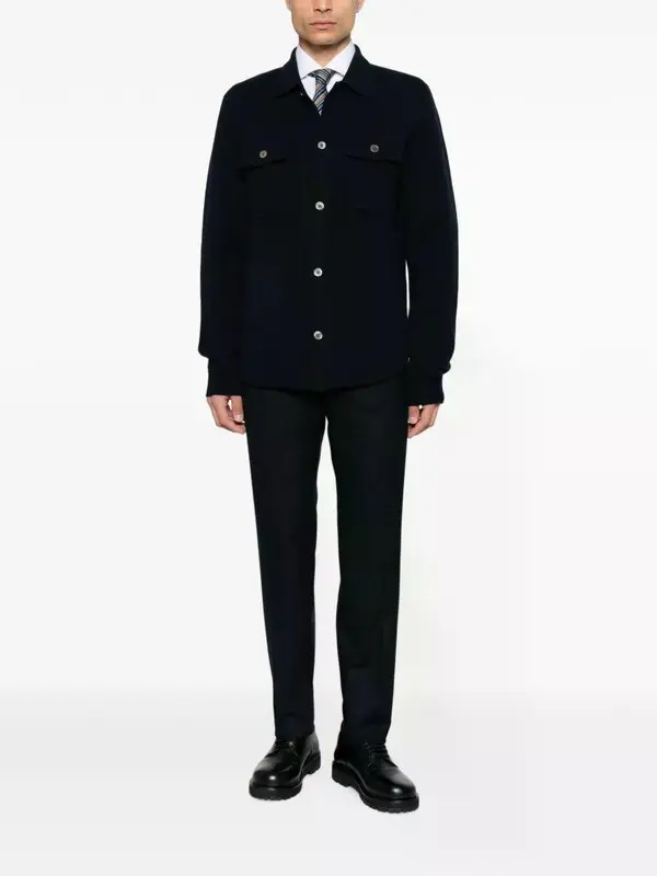 PROFUOMO Button-up Knitted Jacket