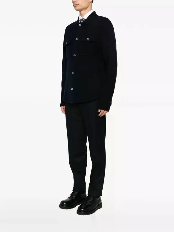 PROFUOMO Button-up Knitted Jacket