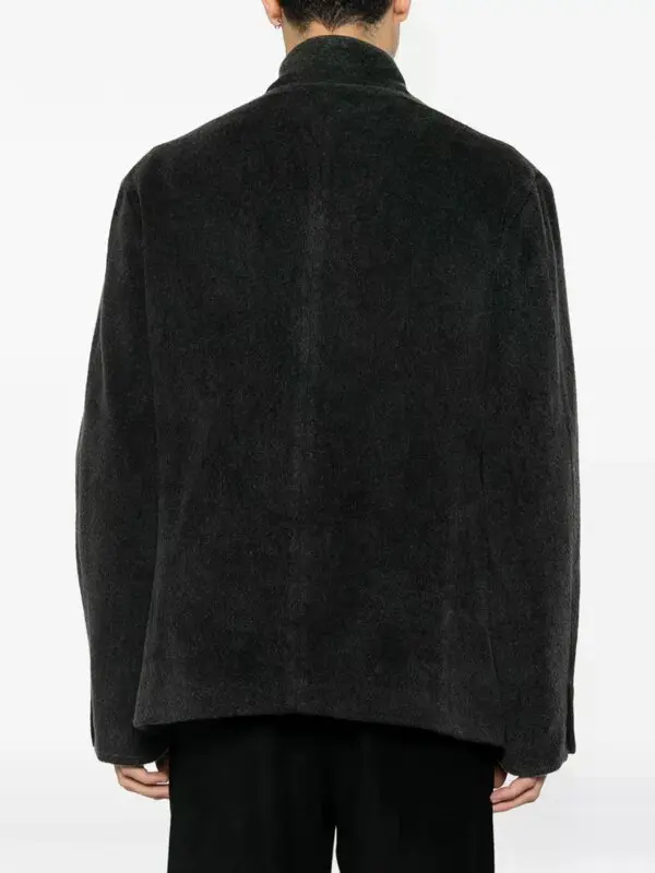 Avant Toi High-neck Button-up Blazer