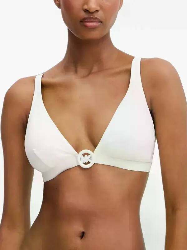 Michael Kors Triangle Bikini Top - White