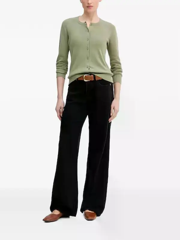 BENETTON Buttoned Knit Cardigan