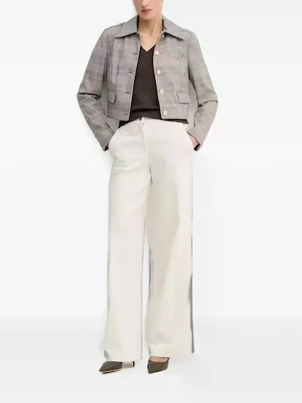 BENETTON V-neck Long Sleeve Top