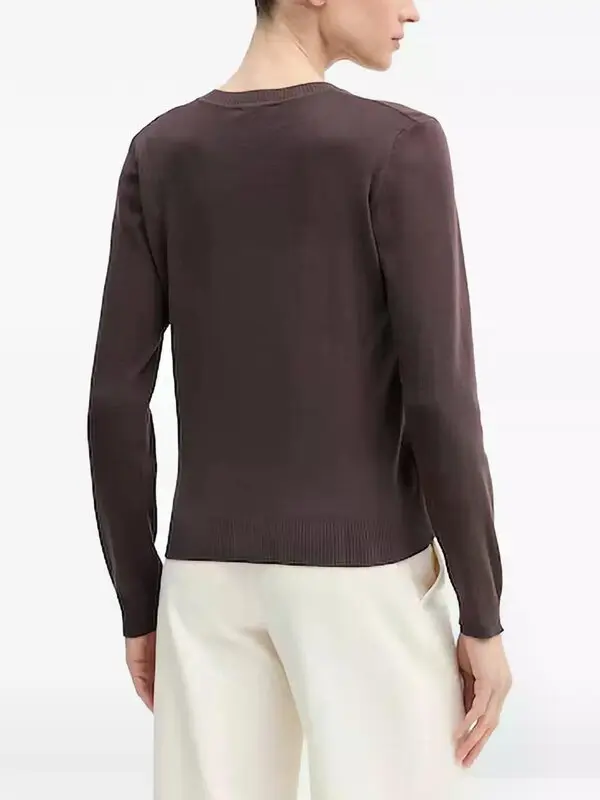 BENETTON V-neck Long Sleeve Top