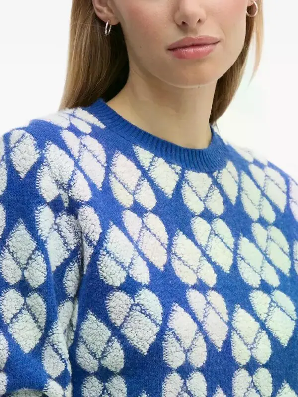 BENETTON Argyle Pattern Sweater