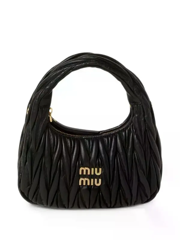 Miu Miu Wander Matelassé Nappa Leather Shoulder Bag