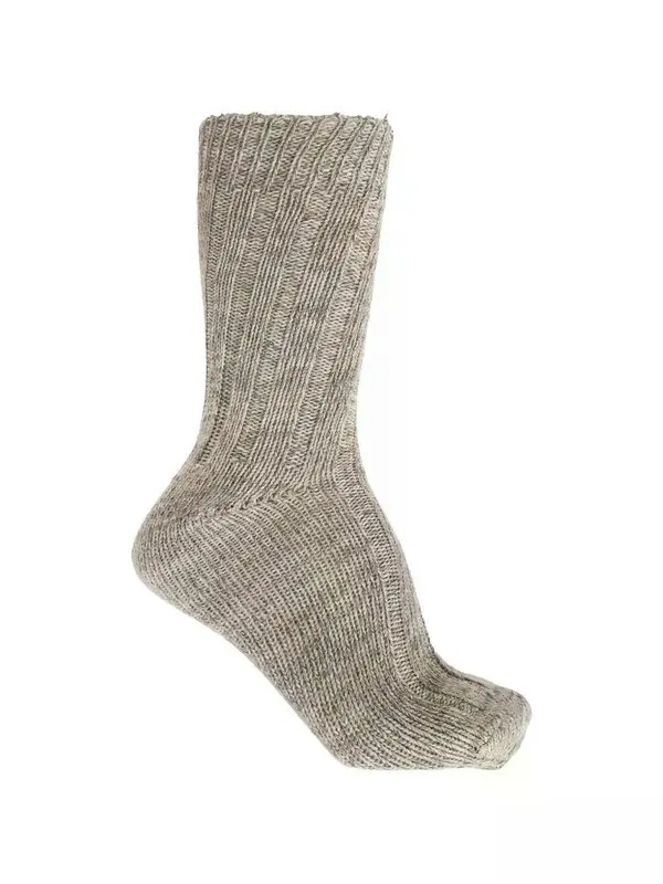 BIRKENSTOCK Ribbed-knit Socks - Neutrals