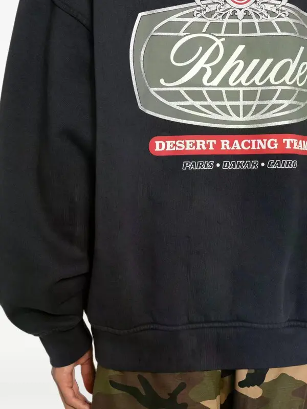 Rhude Desert Racing Team Logo Hoodie
