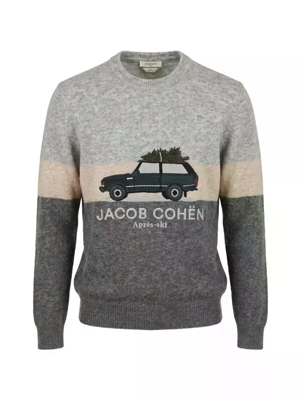 Jacob Cohen Après-ski Alpaca Sweater - Grey